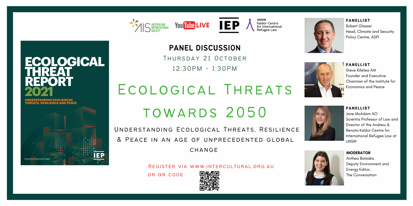 Ecological Threats Towards 2050